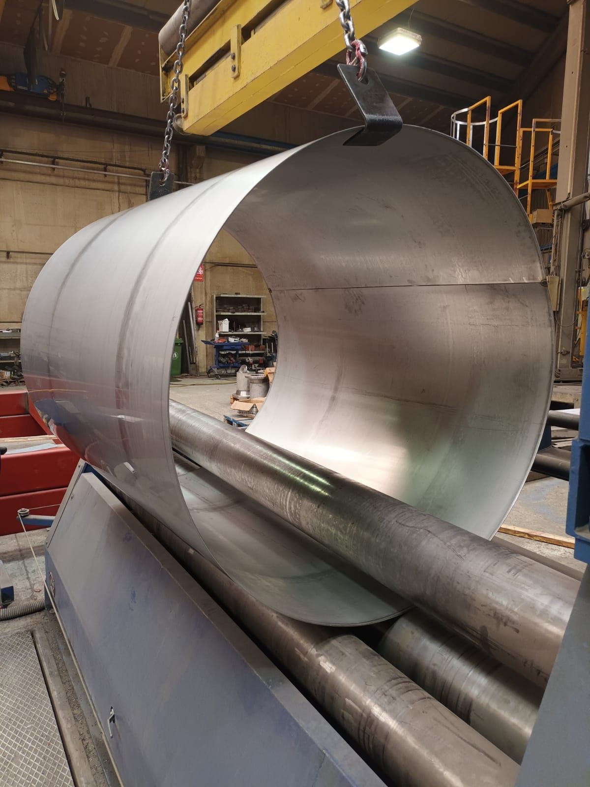 Specially designed cold storage tank construction concept was finalized ...